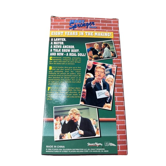 Jerry springer | Toys | Rare Vintage 998 Jerry Springer Doll | Poshmark